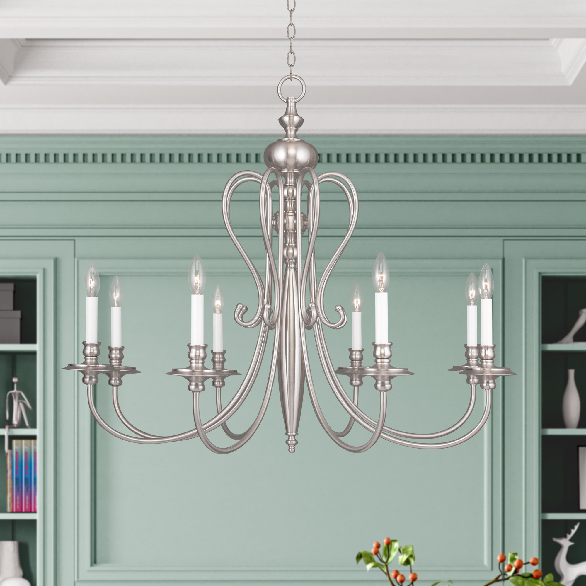 Alcott Hill® Wilbourn 8 - Light Candle Style Chandelier & Reviews | Wayfair