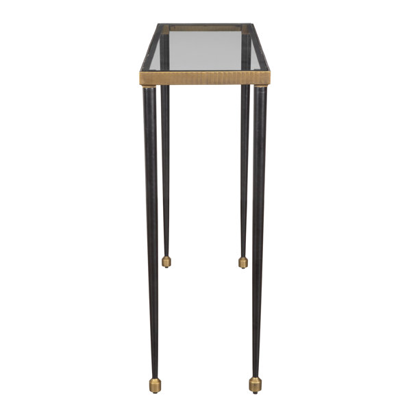 George Oliver Michaele Antique Gold Console Table & Reviews | Wayfair