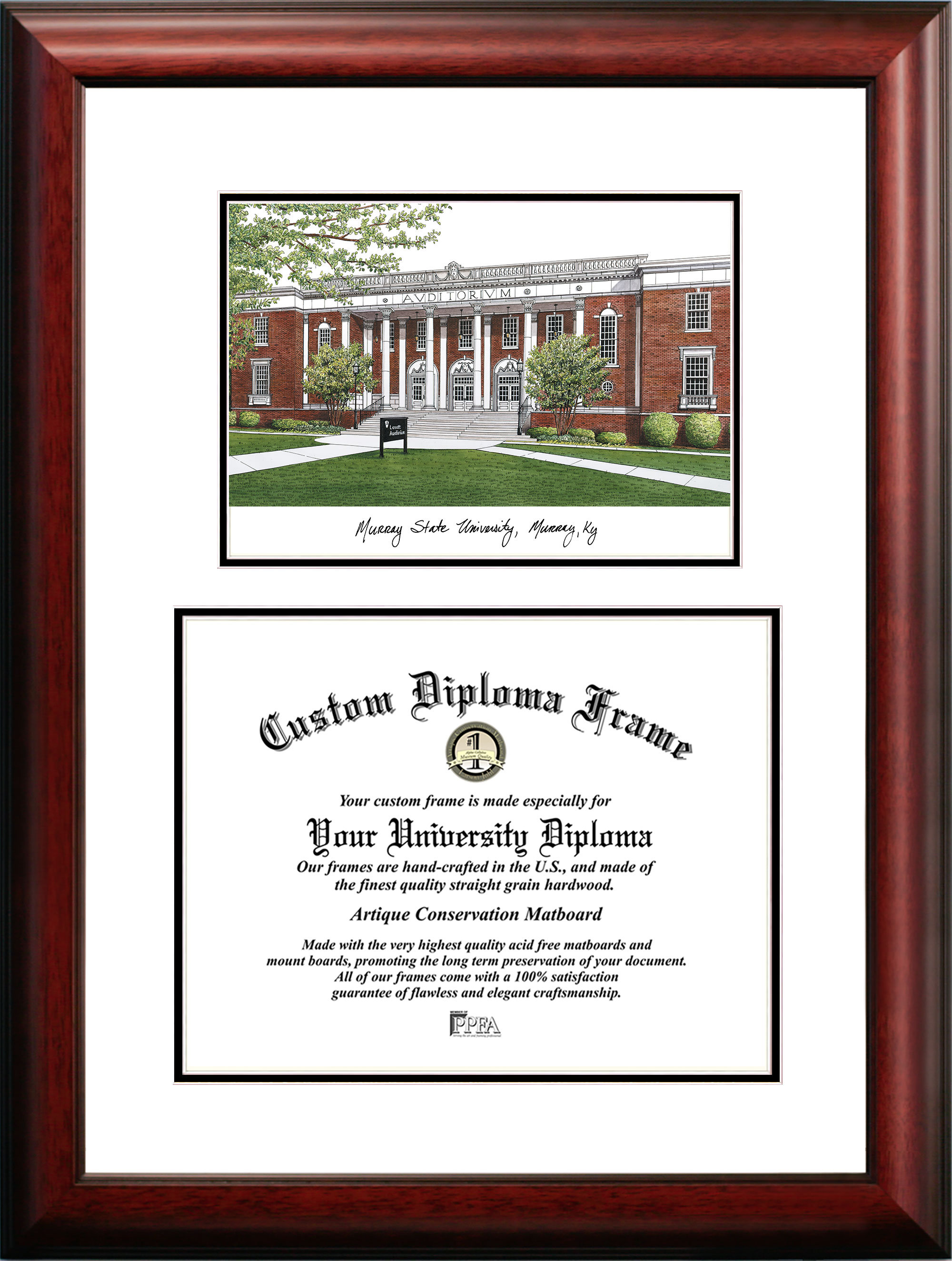 Campus Images NCAA Murray St. Racers Scholar Lithograph Diploma Frame ...