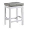 Lark Manor™ Counter Height Dining Furniture - White Finish 3 Stools 4pc ...