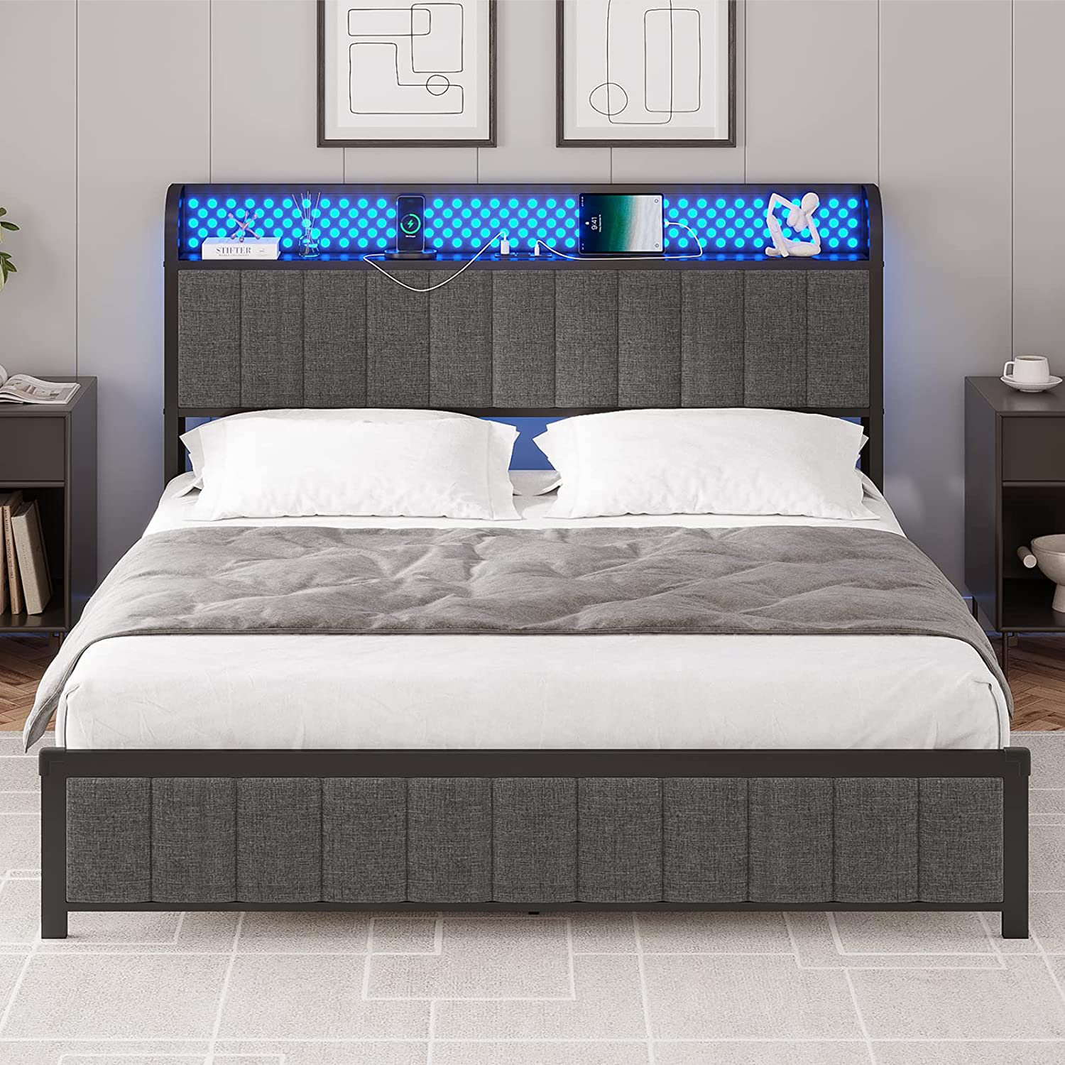 Ivy Bronx Cainen Metal Bed - Wayfair Canada