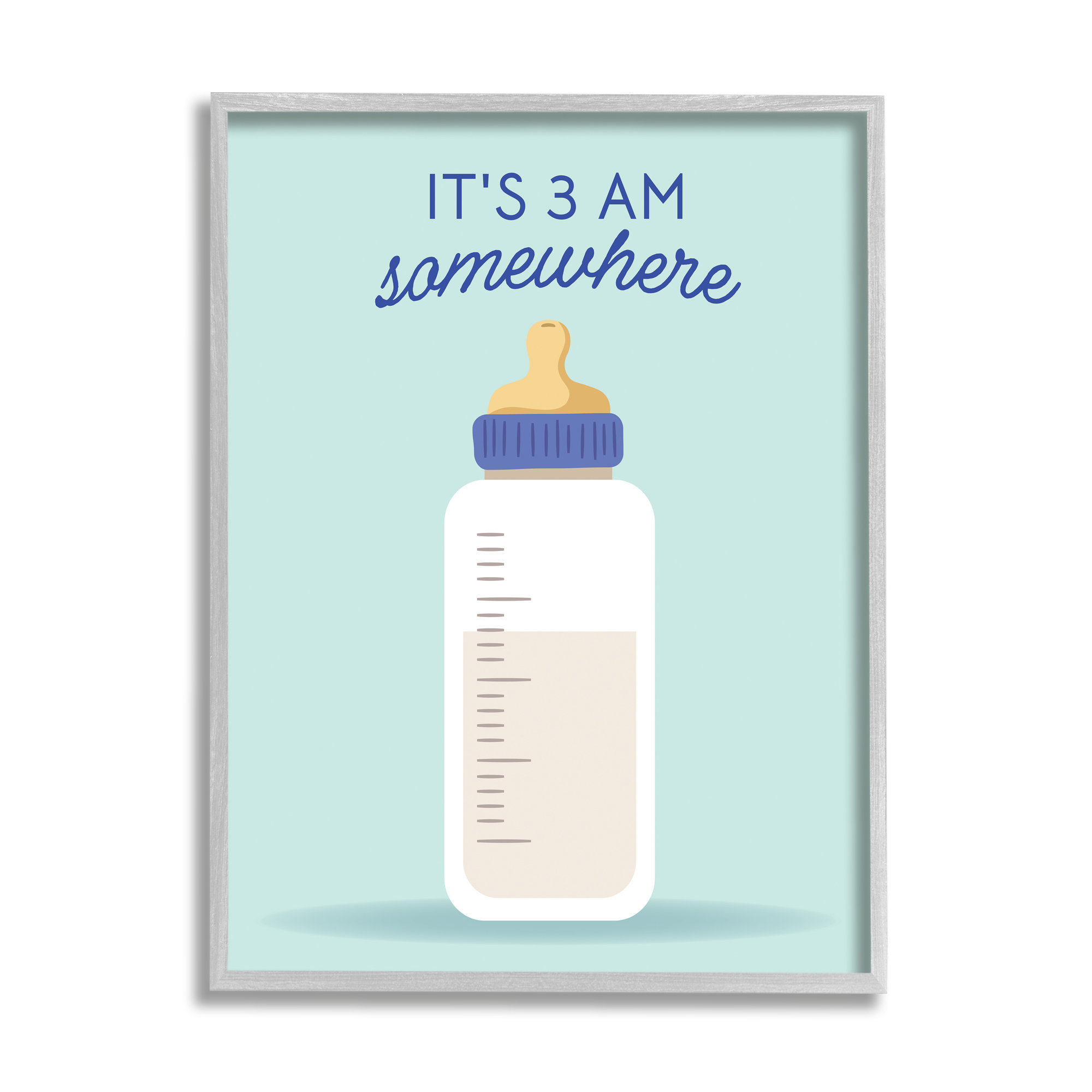 Isabelle & Max™ It's 3Am Somewhere Phrase Framed Giclee Art Design By ...