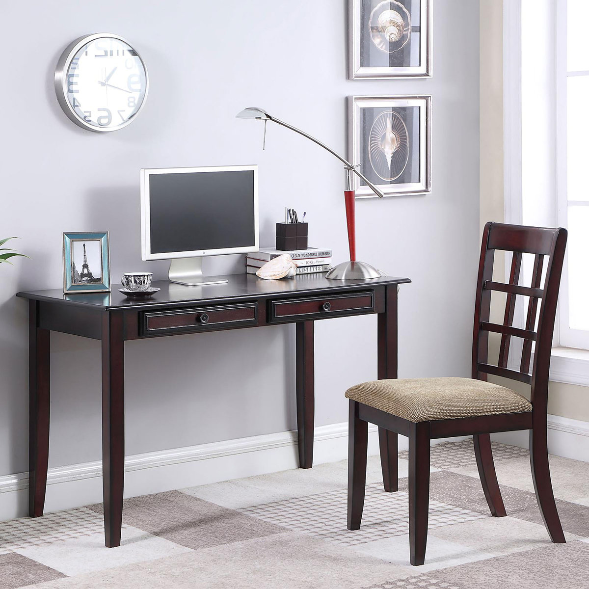 Lark Manor™ 2-Piece Writing Desk Set with Chair | Wayfair