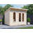 Dunster House Log Cabin Garden Office 3m x 2.5m Summerhouse Terminator ...