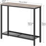 MCKINNON HOME FURNISHINGS, INC. 29.5" Narrow Console Table, Small ...