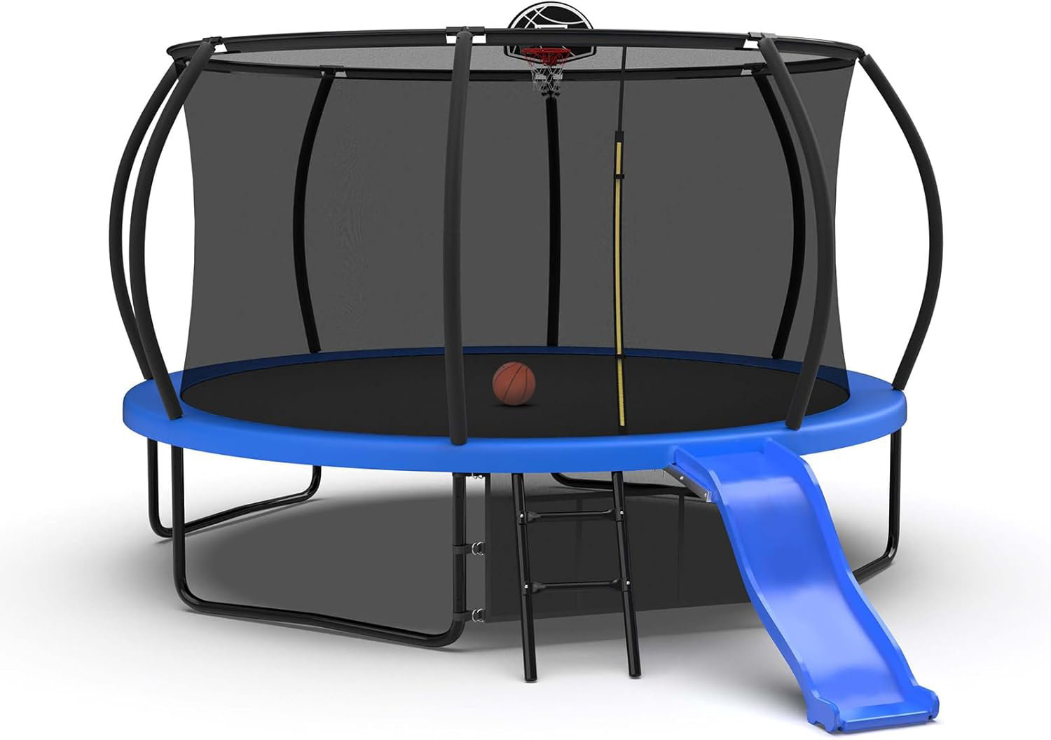 Sapphome 12ft Trampoline Outdoor With Slide, Recreational Trampolines ...