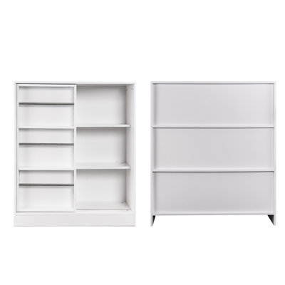 Latitude Run® Modern White Bookcase | Wayfair