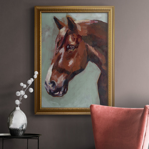 Rosalind Wheeler Paint By Number Horse I Framed On Canvas Print ...