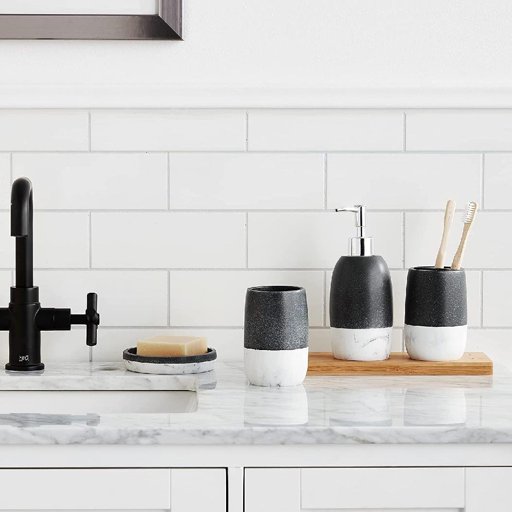 Wrought Studio™ Bexhet 4 Piece Bathroom Accessory Set | Wayfair