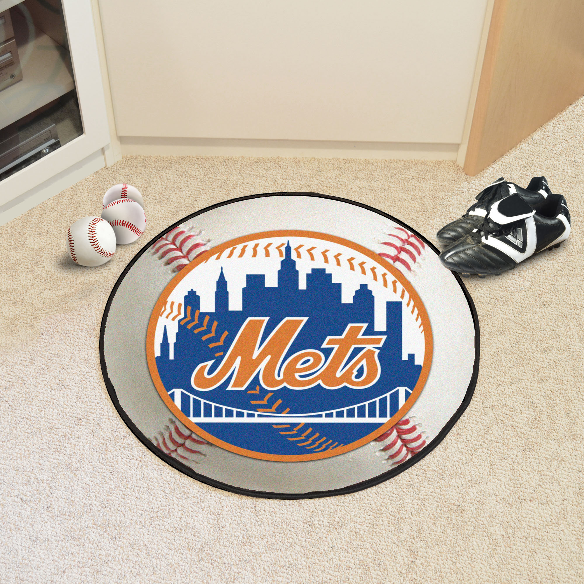 FANMATS New York Mets Baseball Mat | Wayfair