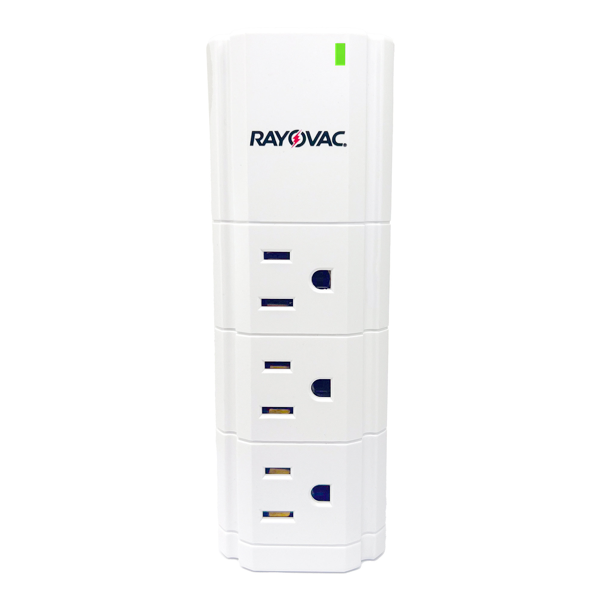 RAYOVAC® 9-AC Outlet & 2-USB Port Portable Power Strip & Charger Wall ...