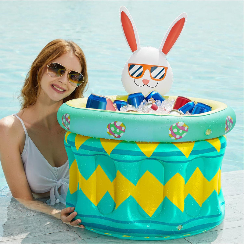 Priyet Easter Bunny Pool Inflatable Cooler,Family Party ...
