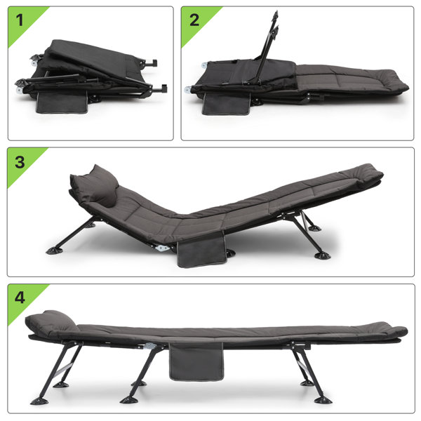 MoNiBloom Foldable Military Cot Heavy Duty Portable Camping Cot ...