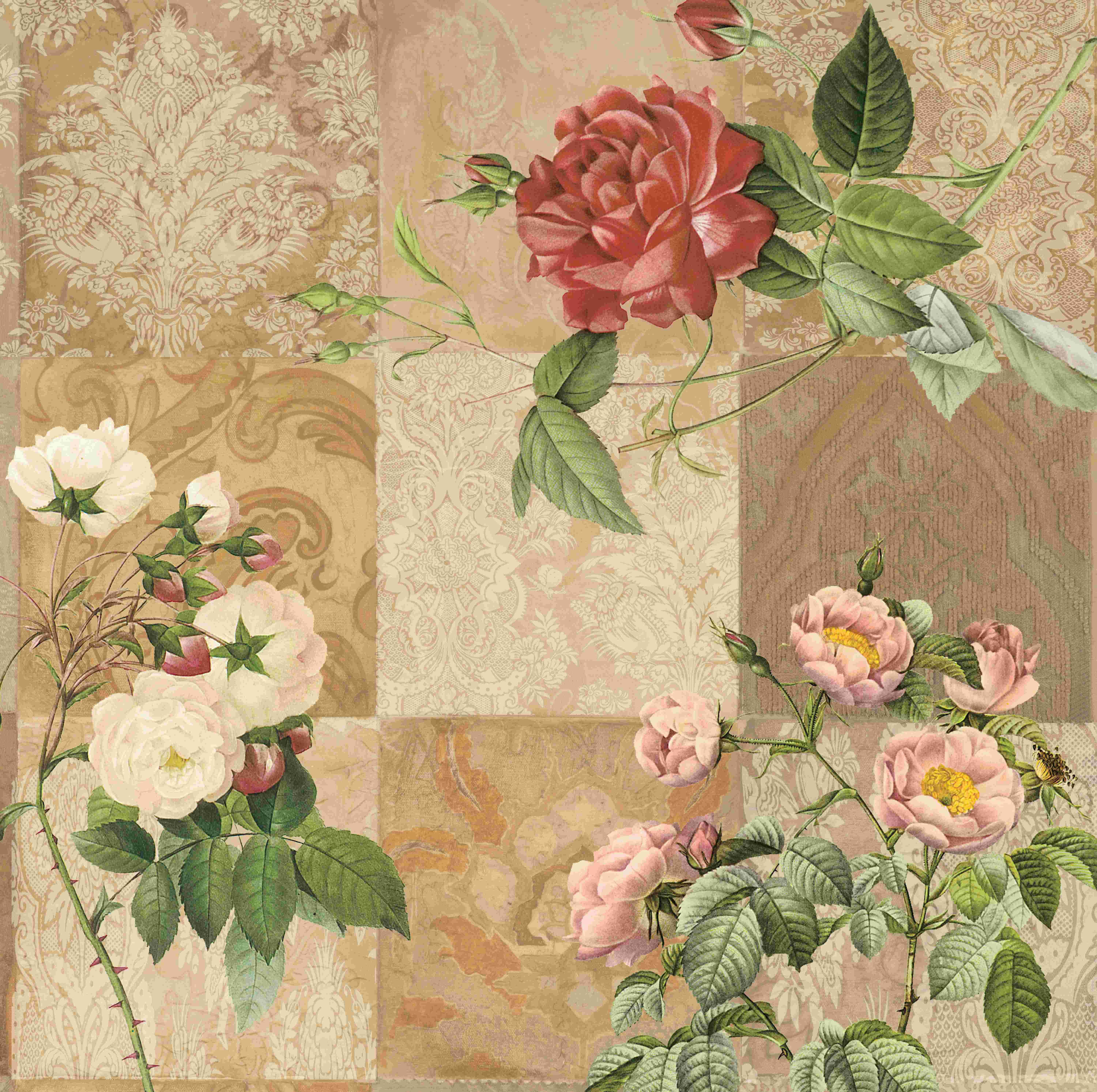 Winston Porter Traditional Roses 2 - Wrapped Canvas Painting | Wayfair