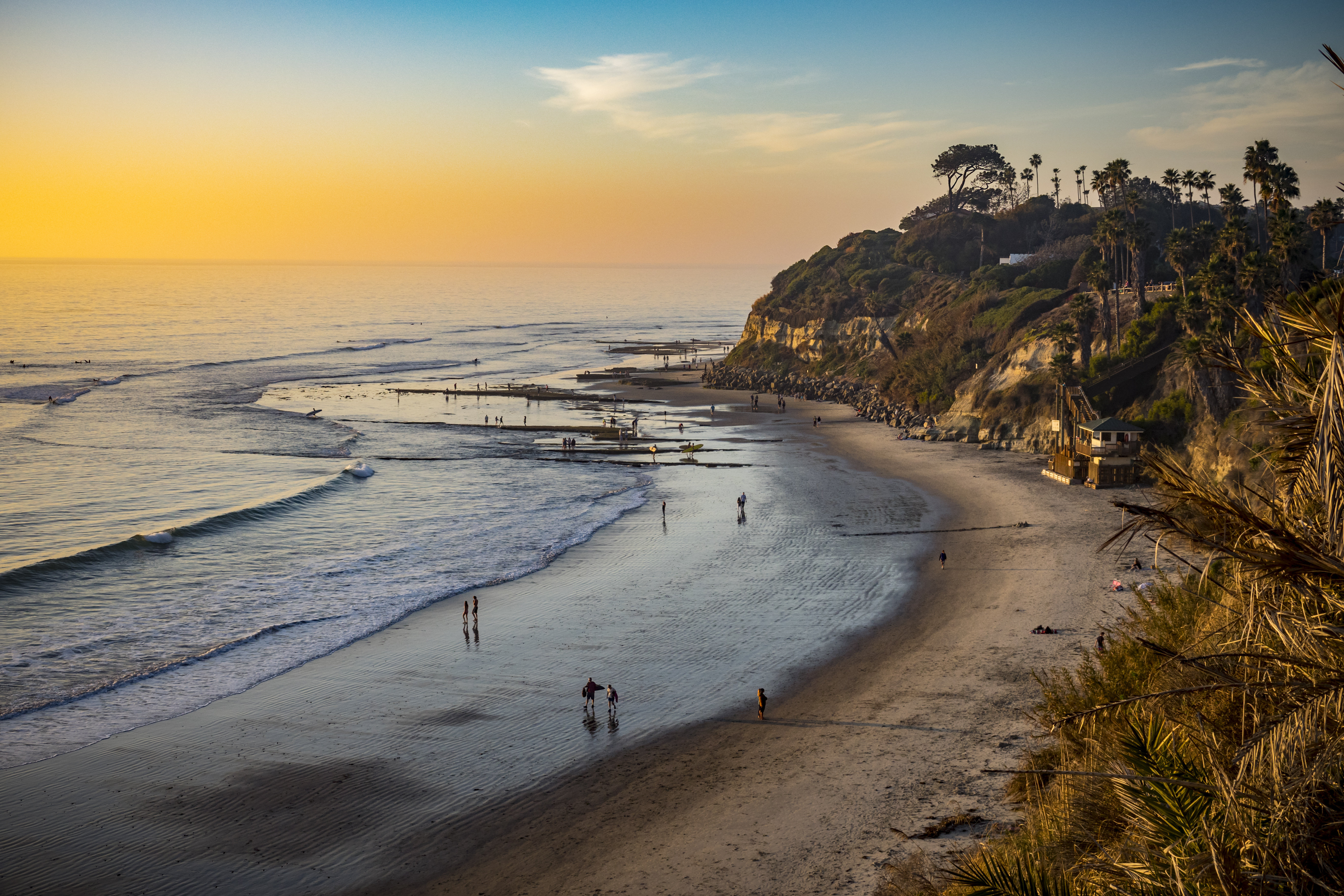 Highland Dunes Encinitas Coastline by Justin Bartels - Wrapped Canvas ...