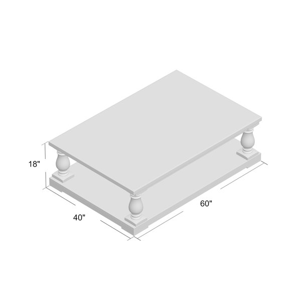 Laurel Foundry Modern Farmhouse Mentzer Coffee Table & Reviews | Wayfair