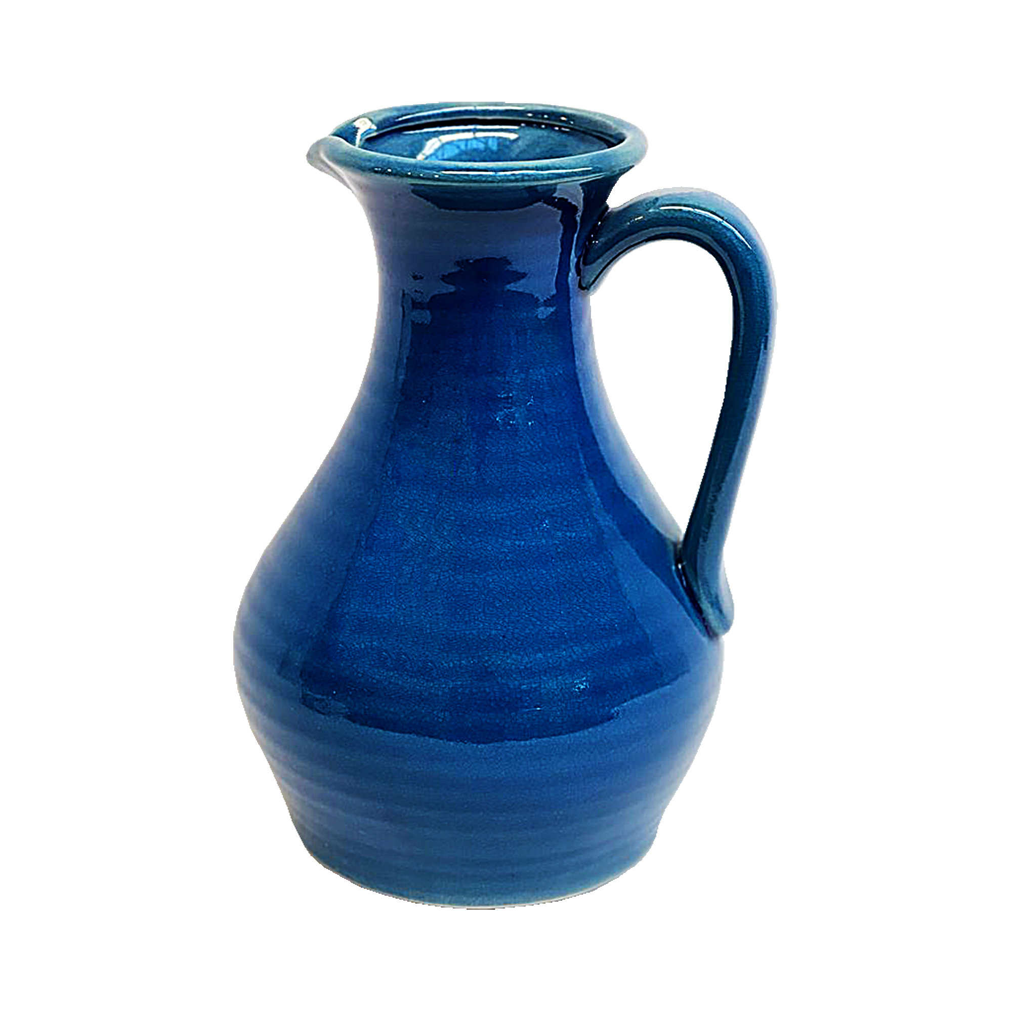 Red Barrel Studio® Blue 11'' Ceramic Table Vase | Wayfair