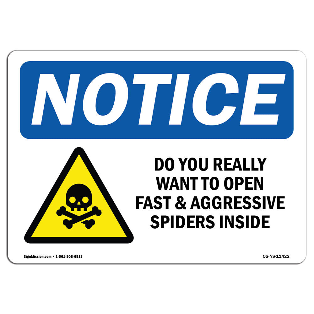 SignMission Do You Really Want to Open Sign with Symbol | Wayfair