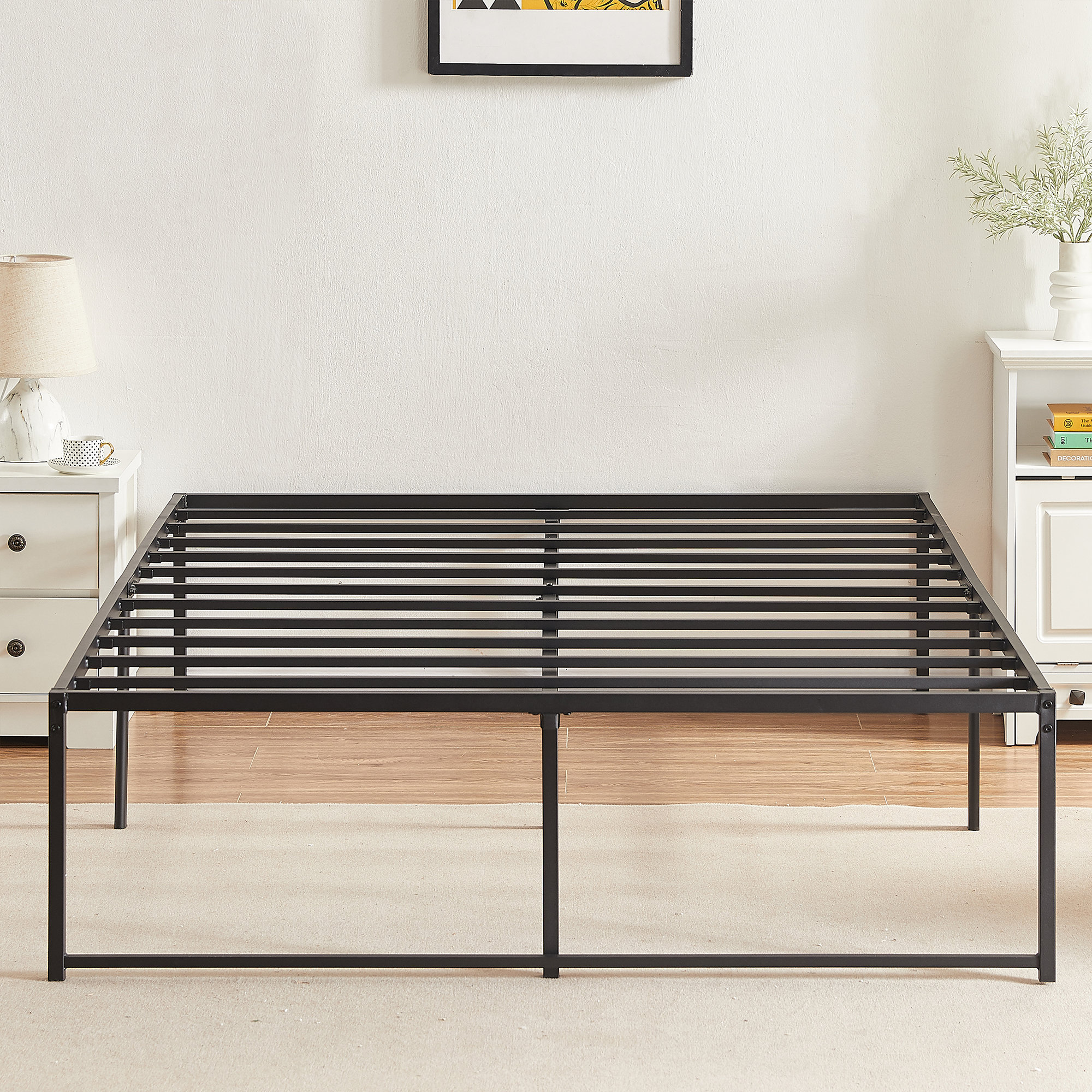 The Twillery Co. Mclea 18" Steel Platform Bed & Reviews - Wayfair Canada