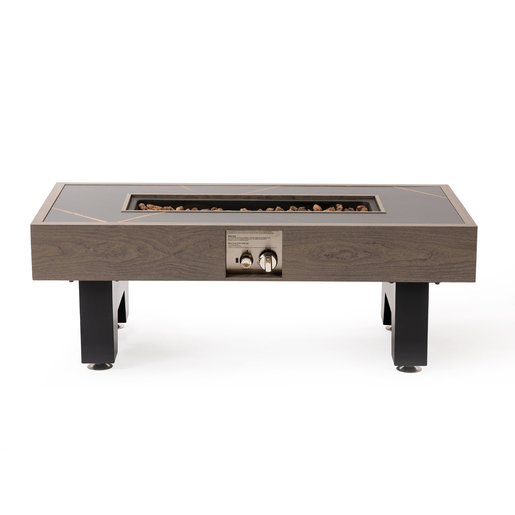 Latitude Run® Iron Fire Pit Table | Wayfair