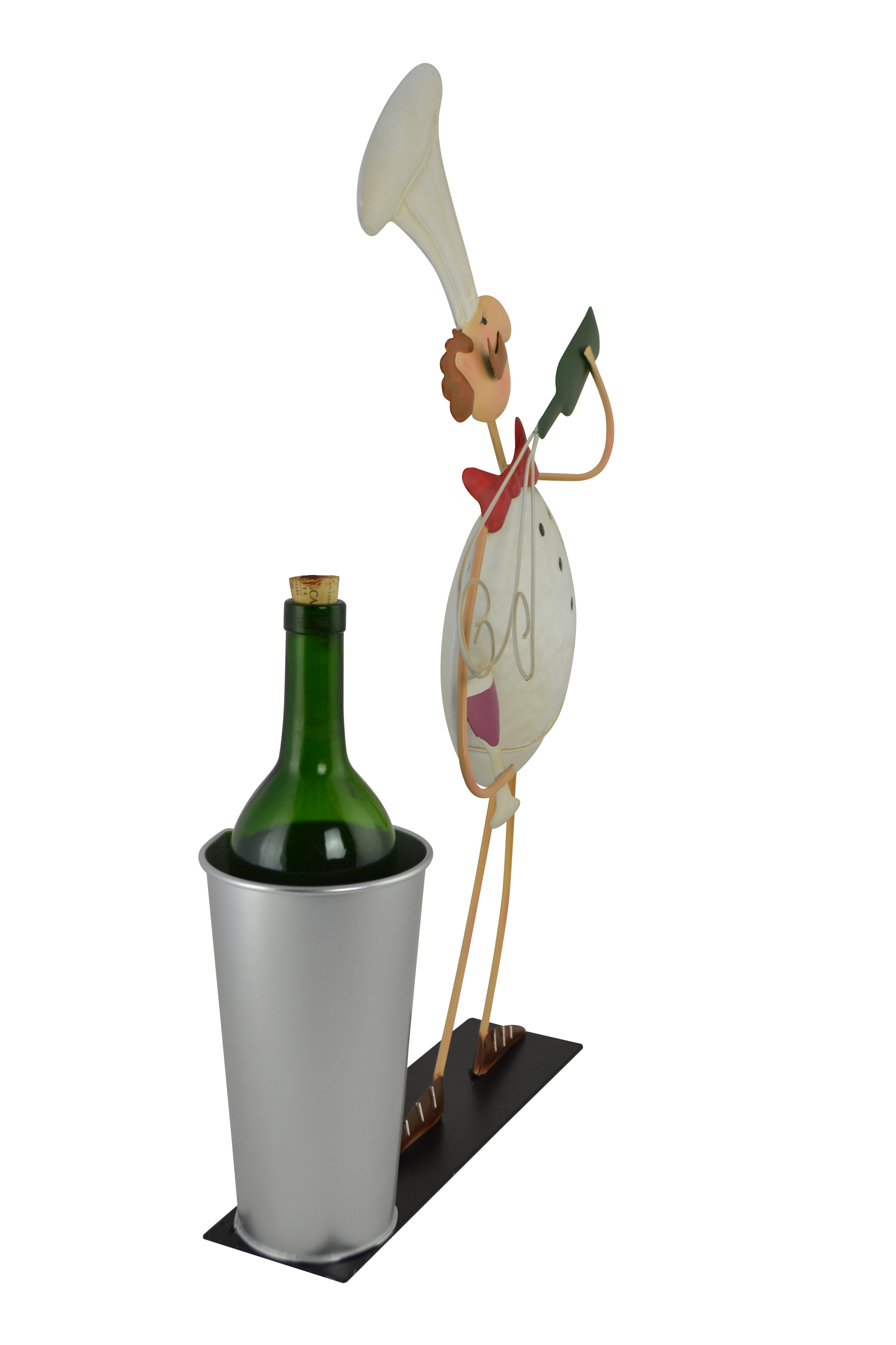 Ebern Designs Vaso 1 Bottle Tabletop Wine Bottle Rack | Wayfair