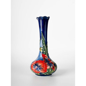 August Grove Old Tupton Ware Hibiscus Costanza Table Vase & Reviews ...