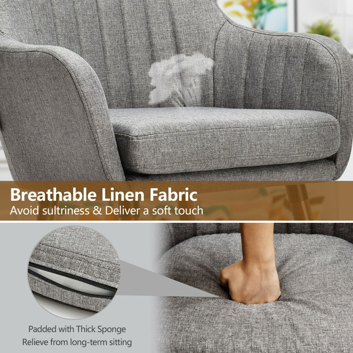 Corrigan Studio® Brownett Upholstered Armchair & Reviews | Wayfair