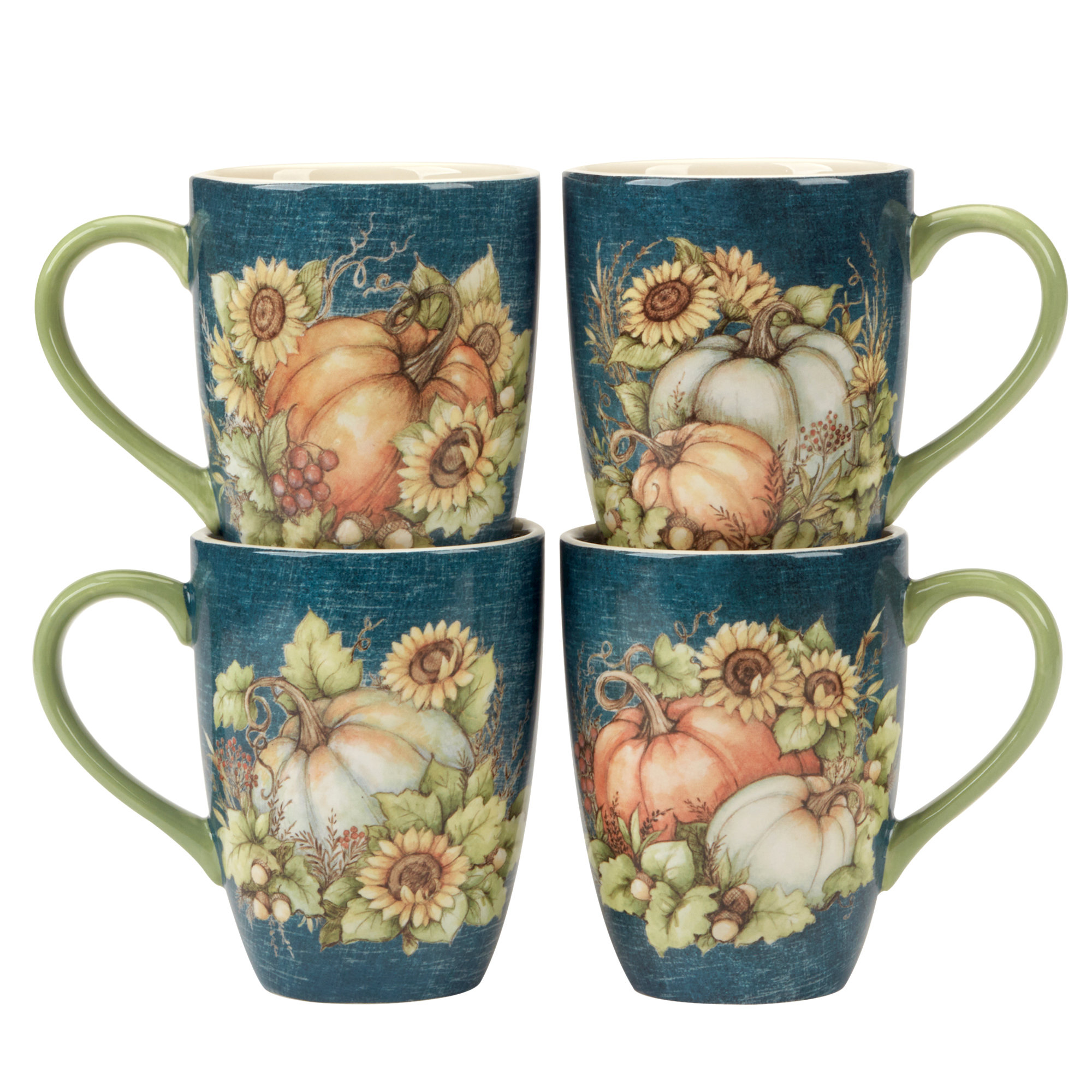 Certified International Autumn Breeze Set of 4 Mugs | Wayfair