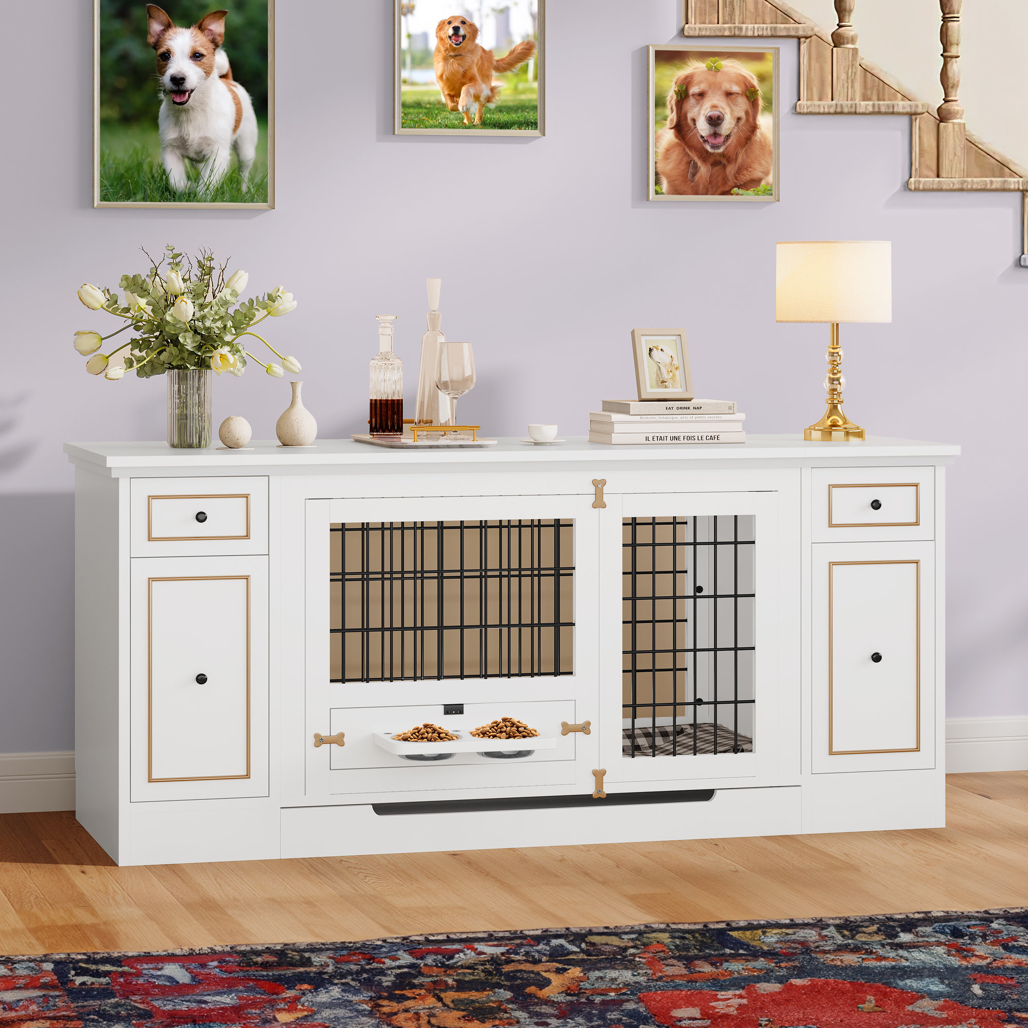 Archie & Oscar™ Colville 2-In-1 Furniture-Style Dog Crate & Reviews ...