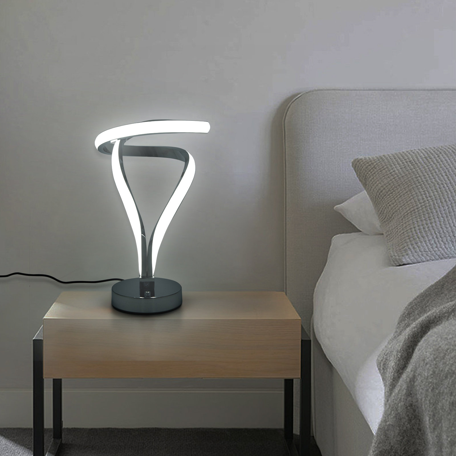 Wrought Studio™ Jahmarni Metal Table Lamp with RGB | Wayfair