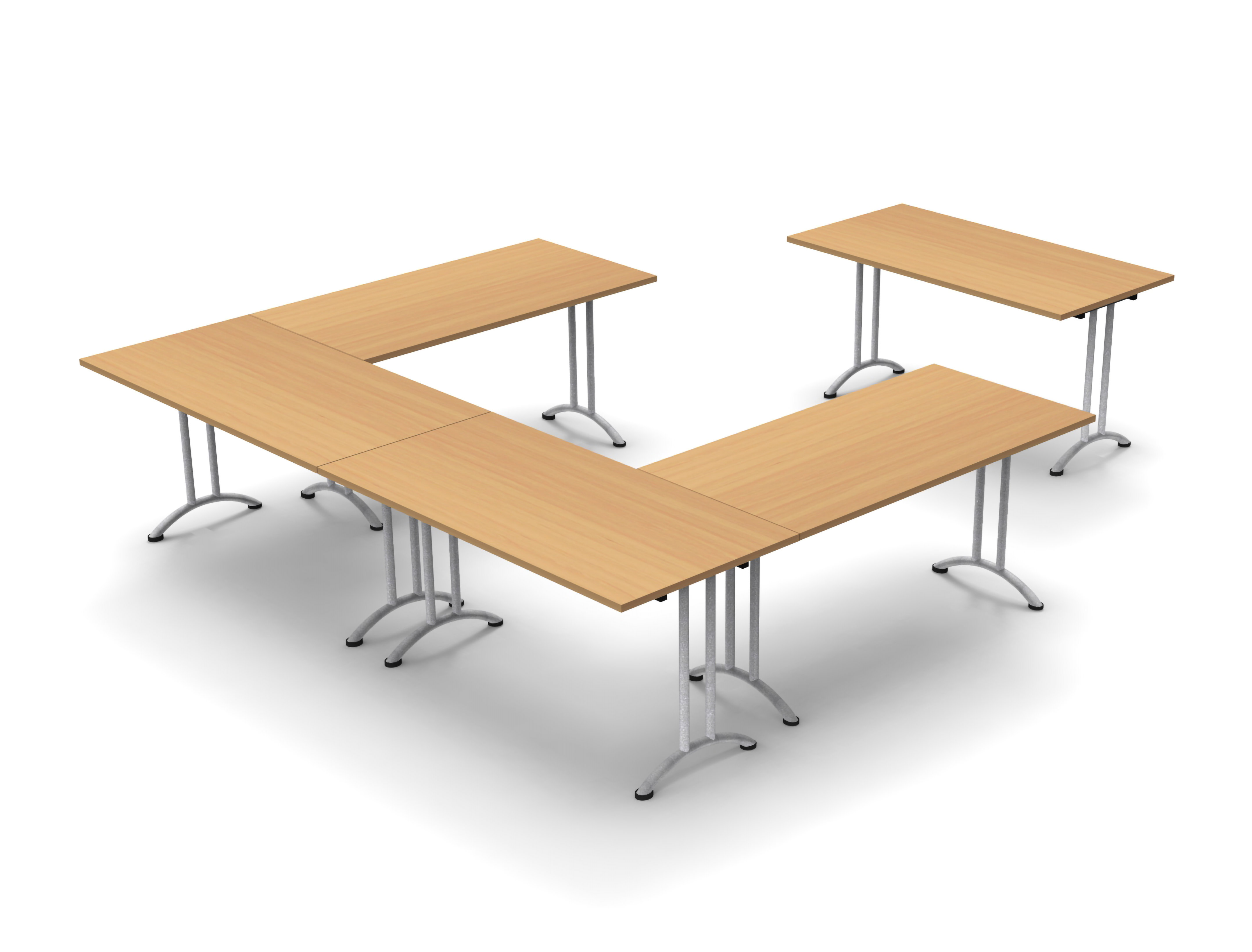 Inbox Zero 9 Person Conference Meeting Tables Complete Tables Set | Wayfair