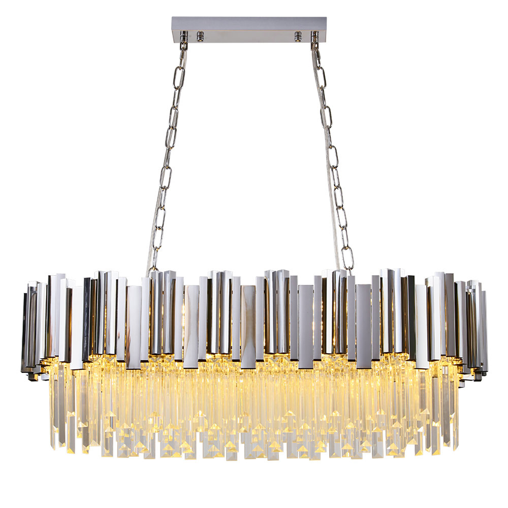 Akari Lanterns Luxury Linear Crystal Chandelier | Perigold