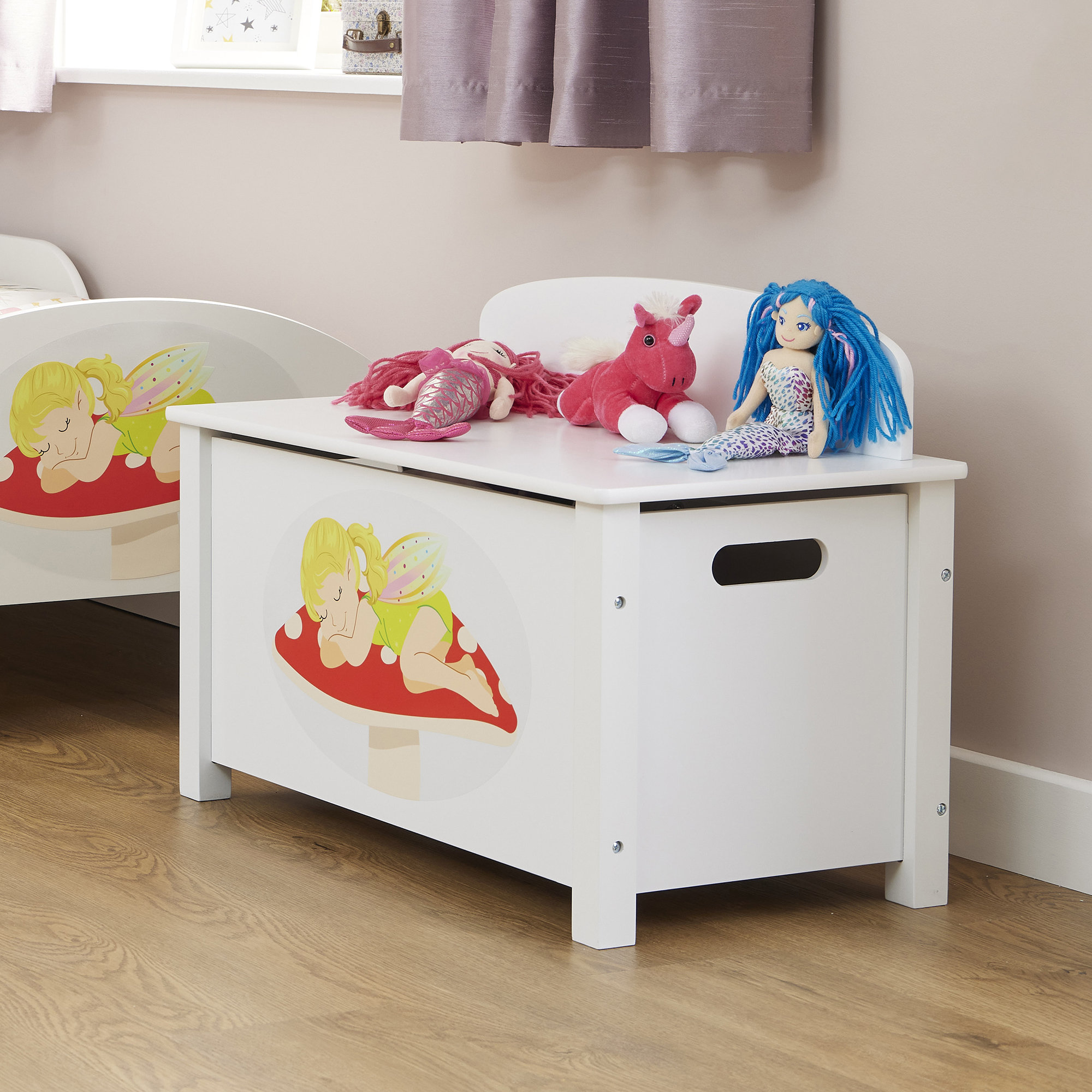 Liberty House Toys Kids Wooden Fairy Toy Box | Wayfair.co.uk