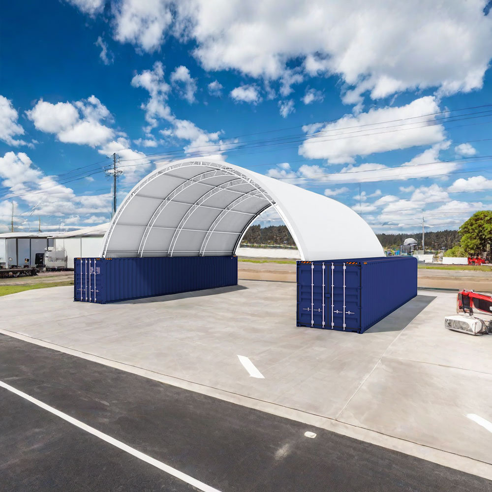 CHERY INDUSTRIAL.COM 40 Ft. W X 40 Ft. D Shipping Container Canopy ...