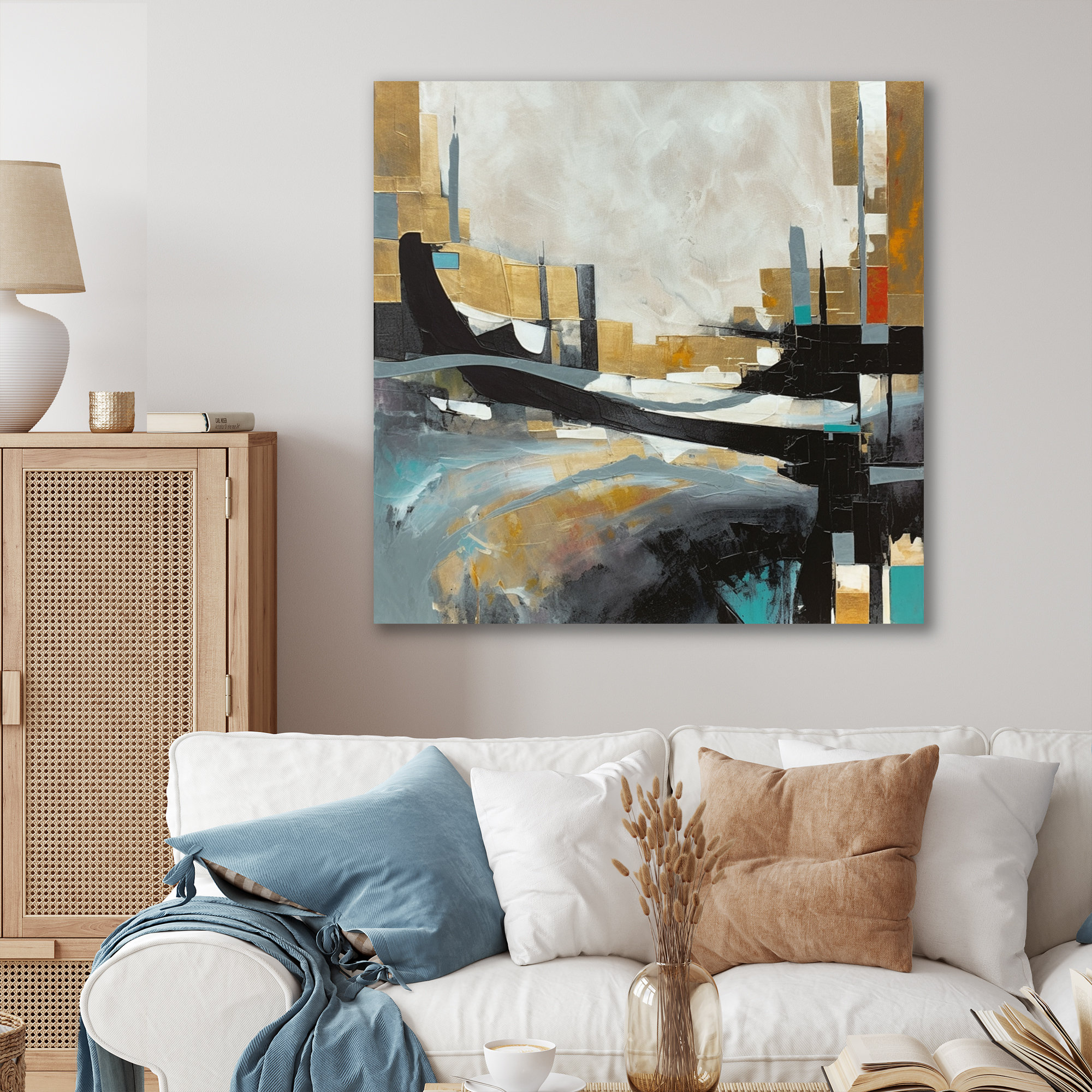 Ivy Bronx Beyond Nature II - Abstract Landscapes Metal Wall Art | Wayfair