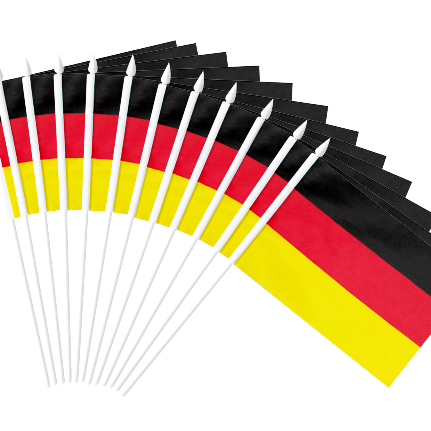 ANLEY Germany Stick Flag, ANLEY German 5x8 inch HandHeld Mini Flag With ...