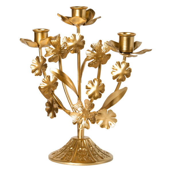 Rosdorf Park RAMADA 25Cm Metal Tabletop Candelabra | Wayfair.co.uk