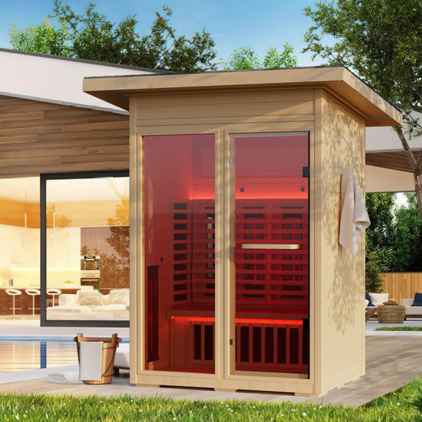 MEISSALIVVE Infrared Sauna, Full-spectrum Infrared Outdoor Saunas For ...