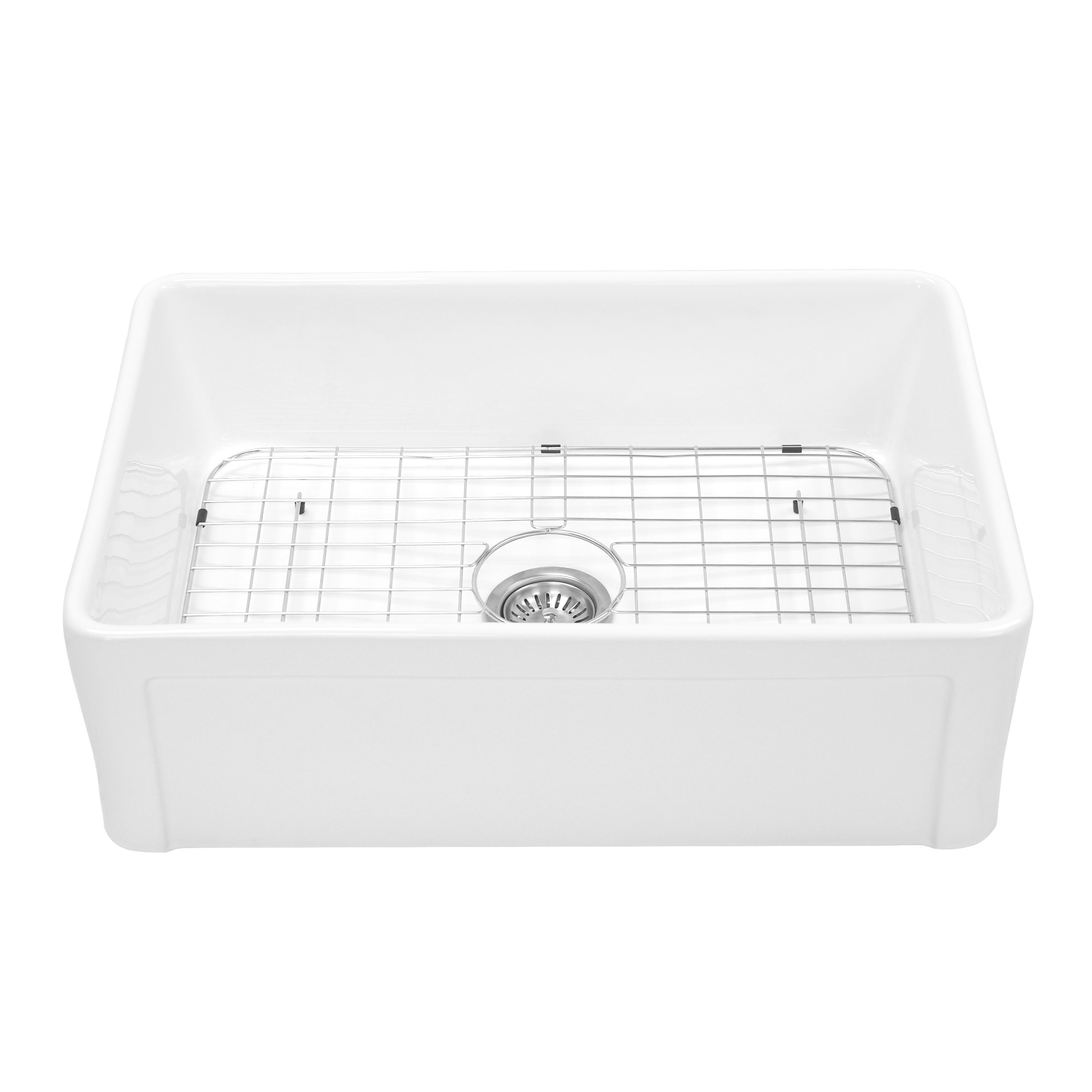 Sand & Stable™ Edgware 30'' W Single Bowl Fireclay Farmhouse Kitchen ...