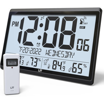 outdoor digital clock with seconds