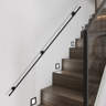 FRONG 96" Wall Support Industrial Loft Pipe Handrail For Stairs ...