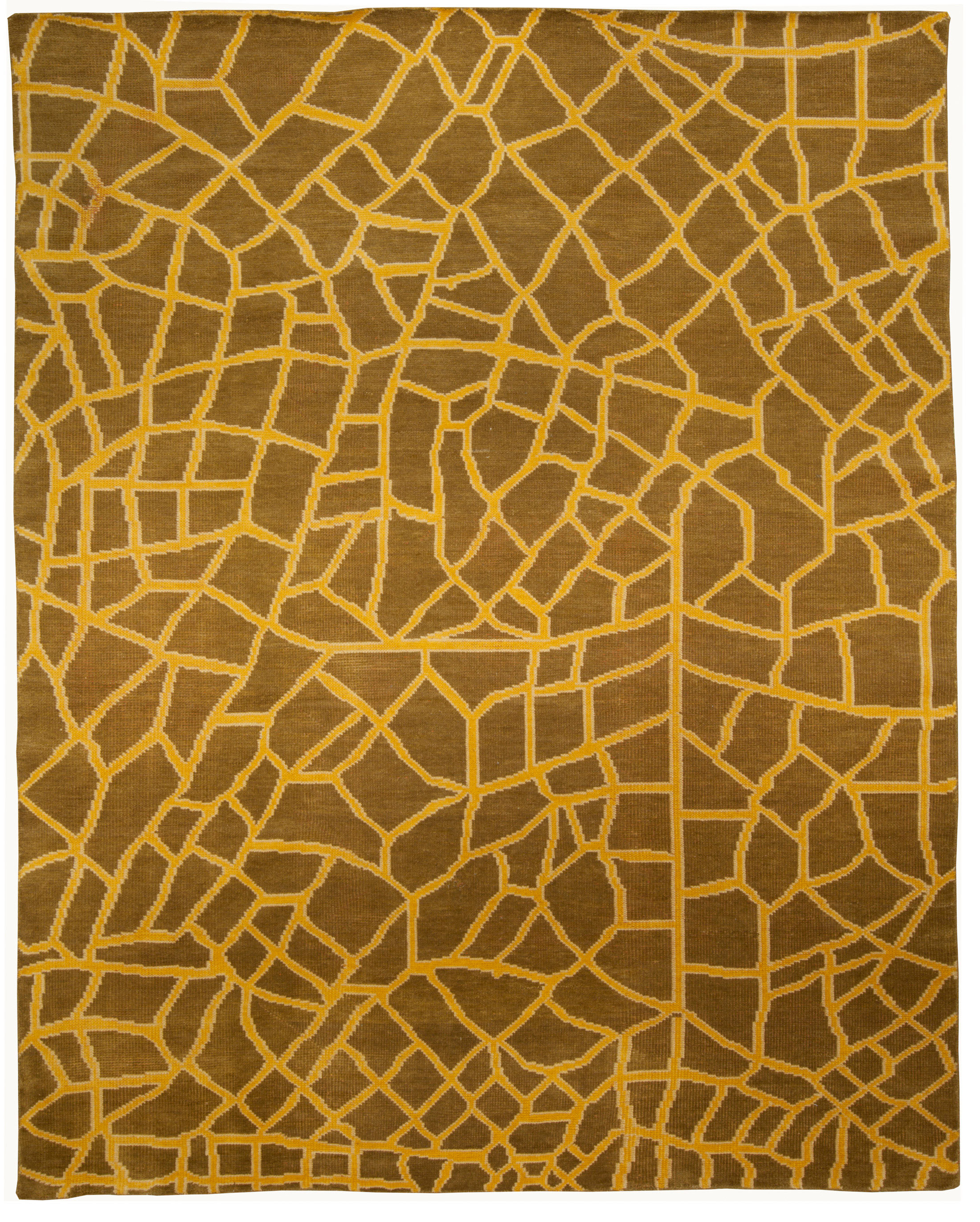 Doris Leslie Blau Modern One-of-a-Kind Rectangle 8' X 10' New Age Wool ...