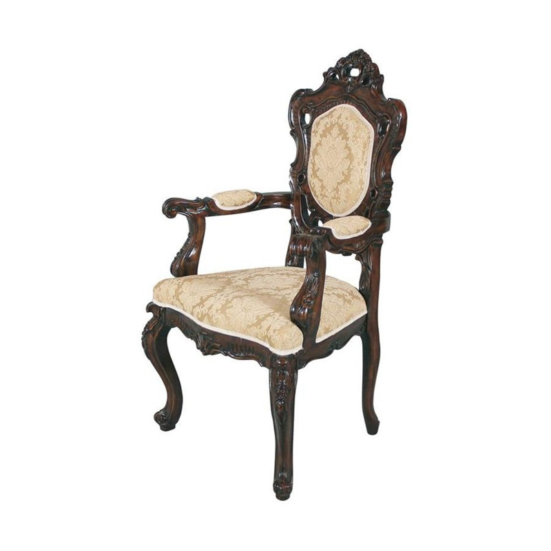 Design Toscano Toulon French Rococo Side Armchair & Reviews | Wayfair