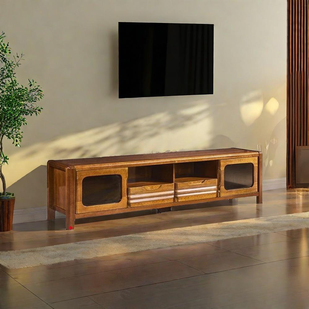 moonlight design Modern all solid wood TV cabinet - Wayfair Canada