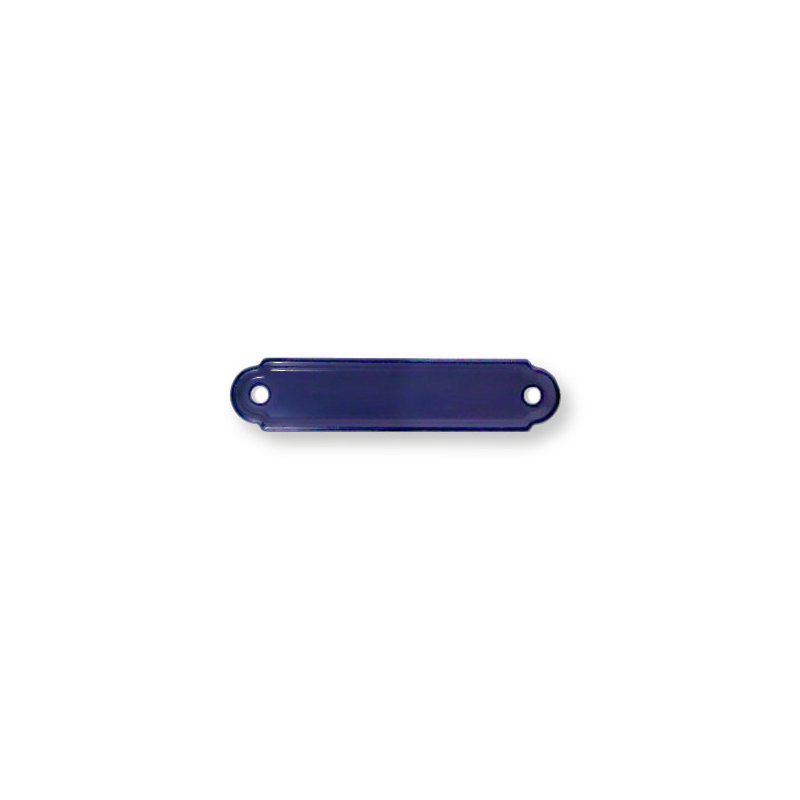 D. Lawless Hardware 3" Navy Blue Bckplate Pull | Wayfair