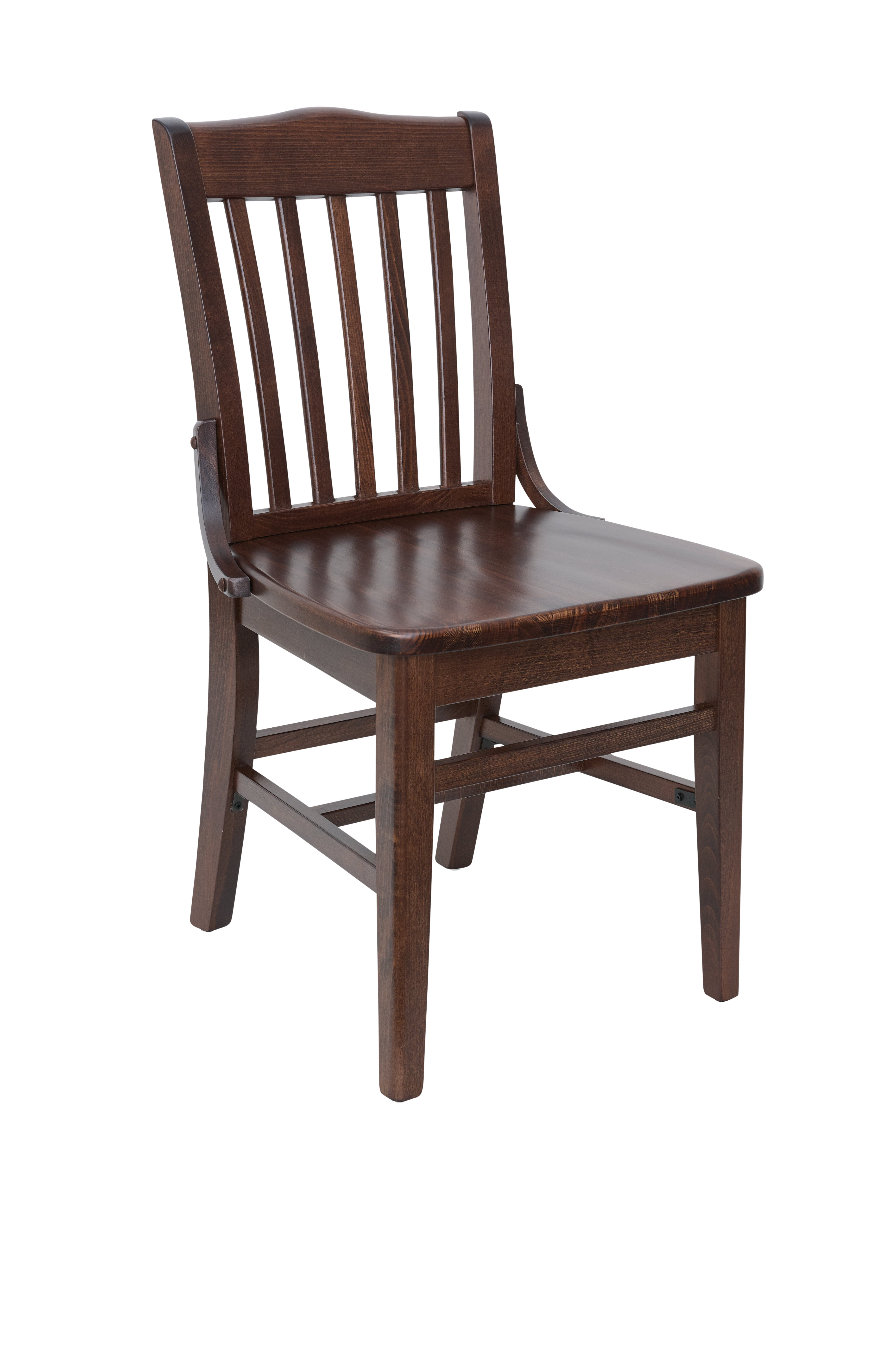 BFM Seating Cornell Solid Wood Slat Back Side Chair - Wayfair Canada