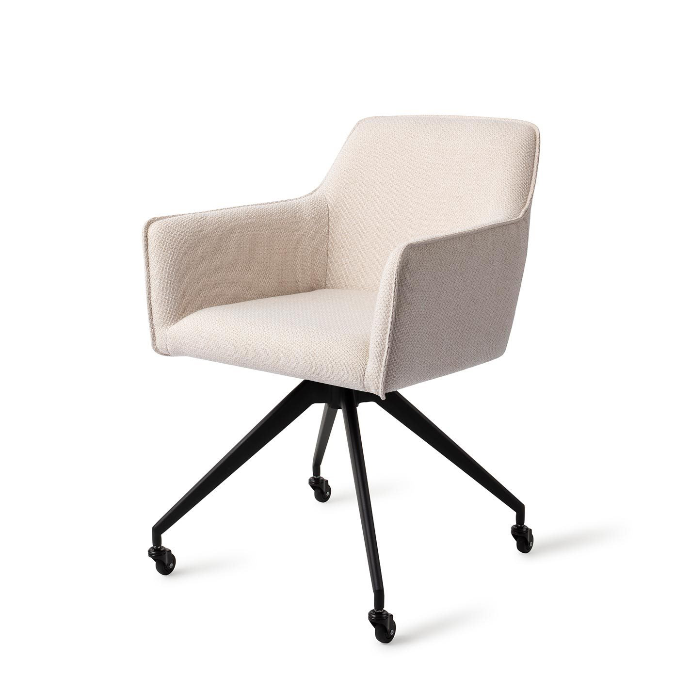 Corrigan Studio Osmin Violet Daisy Eetkamerstoel - Glide Black ...