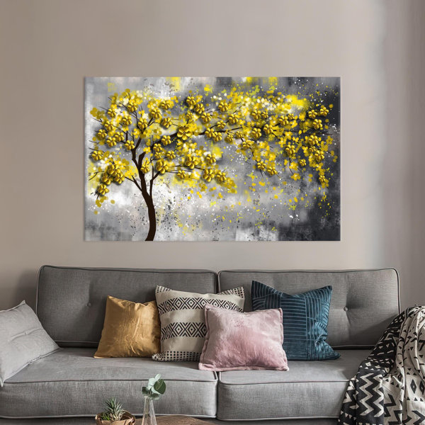 Lark Manor Abstract Tree Poster as Versatile Botanical Canvas Print for ...