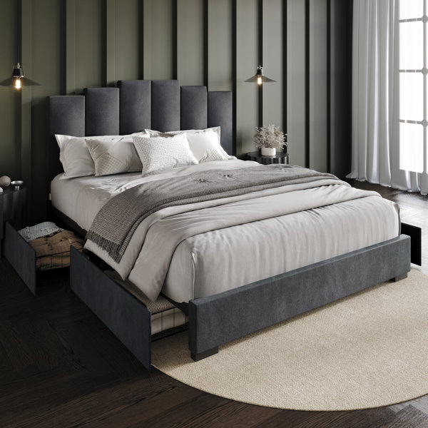 Wade Logan® Cassonia Upholstered Storage Bed & Reviews - Wayfair Canada