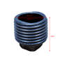 WFX Utility™ 1/2" Black Pipe Plug Fitting Cast Iron Connector ...